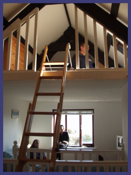 Loft platform - Chough Cottage holiday cottage in Kingsand Cornwall